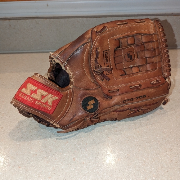 ssl | Other | Vintage Ssl Sasaki Sports Leather Dpg75 Baseball Glove ...
